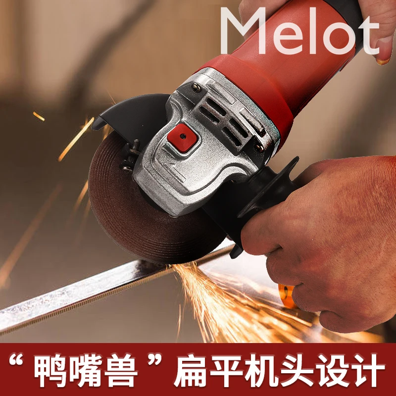 Angle grinder hand polishing machine polishing electric small polishing ...