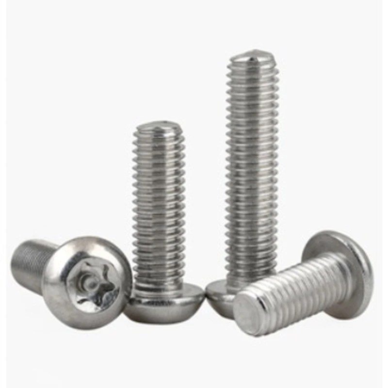 Security Screw M3 M4 M5 M6 M8 A2 Stainless Steel Torx Button Head Tamper Proof Security Screw ...