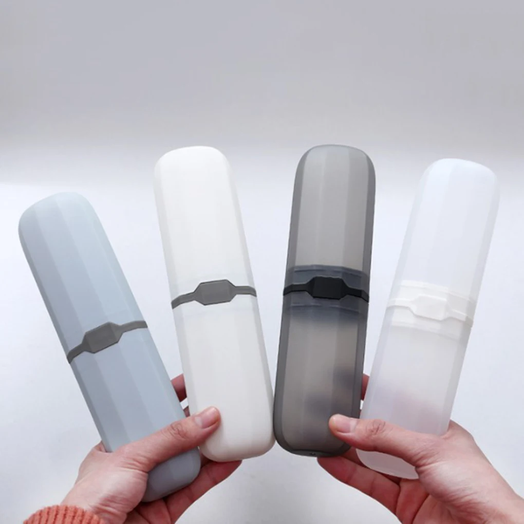 Travel Portable Toothbrush Toothpaste Holder Storage Box Case Pencil ...