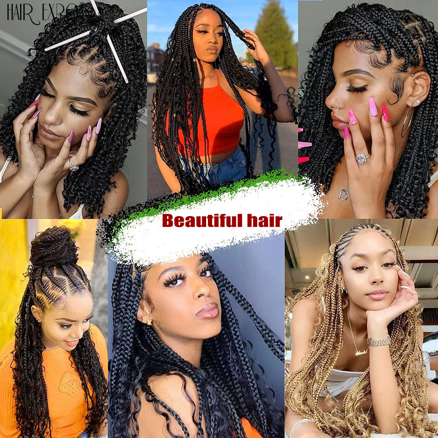 Box Braids With Kanekalon Hair
