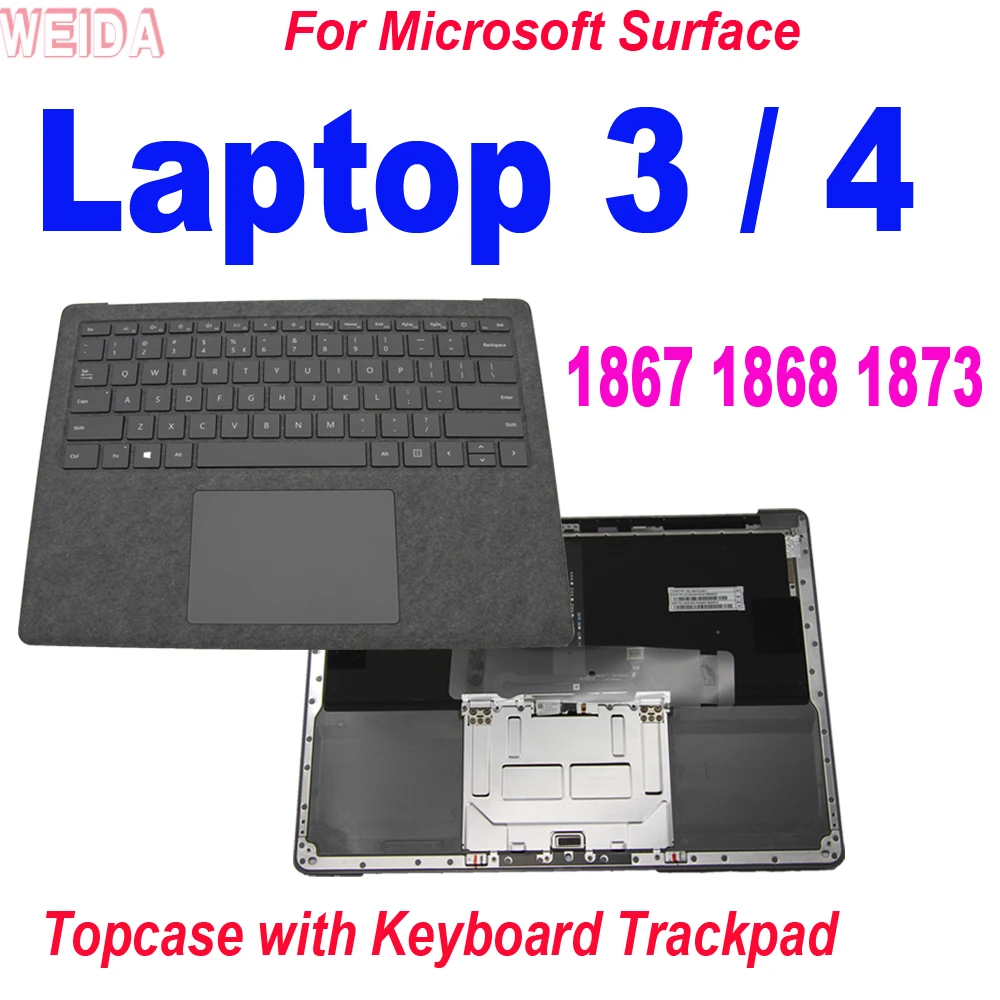 AAA+++ Keyboard For Microsoft Surface Laptop 3 Laptop 4 1867 1868 1873 ...