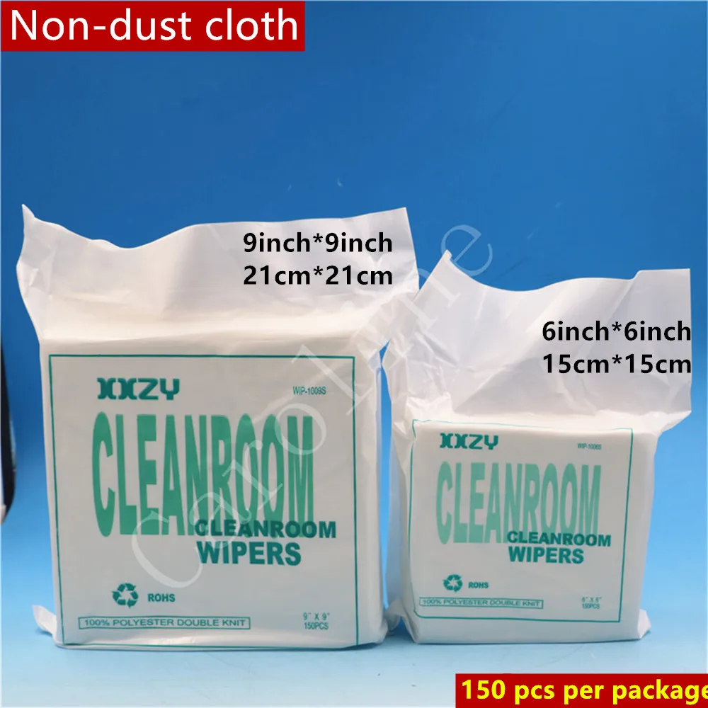 6*6inch 9 *9 inches Cleanroom wipers Dust free cleaning tissue for ...