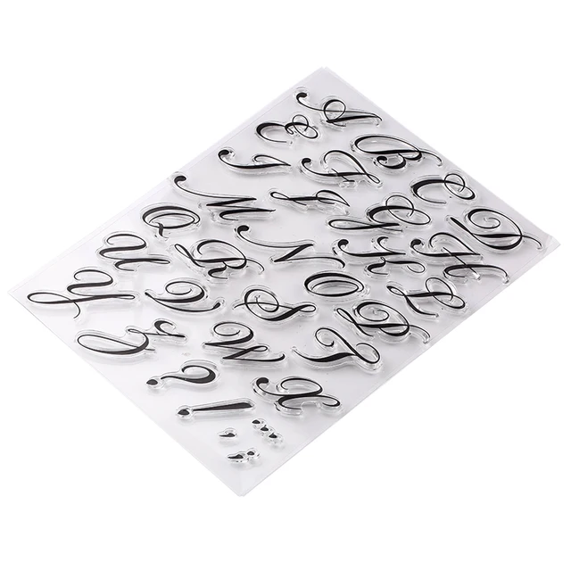 Alphabet Embosser Stamp for Decorating Fondant and More