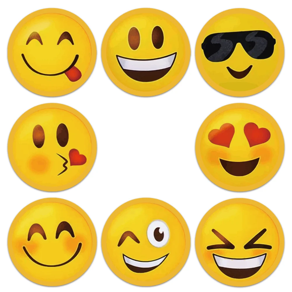 Generic 500 Pcs/roll Smiley Face Sticker For Kids Reward @ Best Price ...