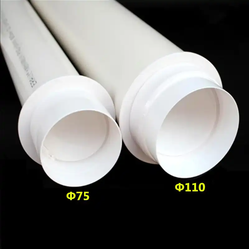 80 200mm PVC Round Pipe Draft Blocker Backdraft Damper One Way ...