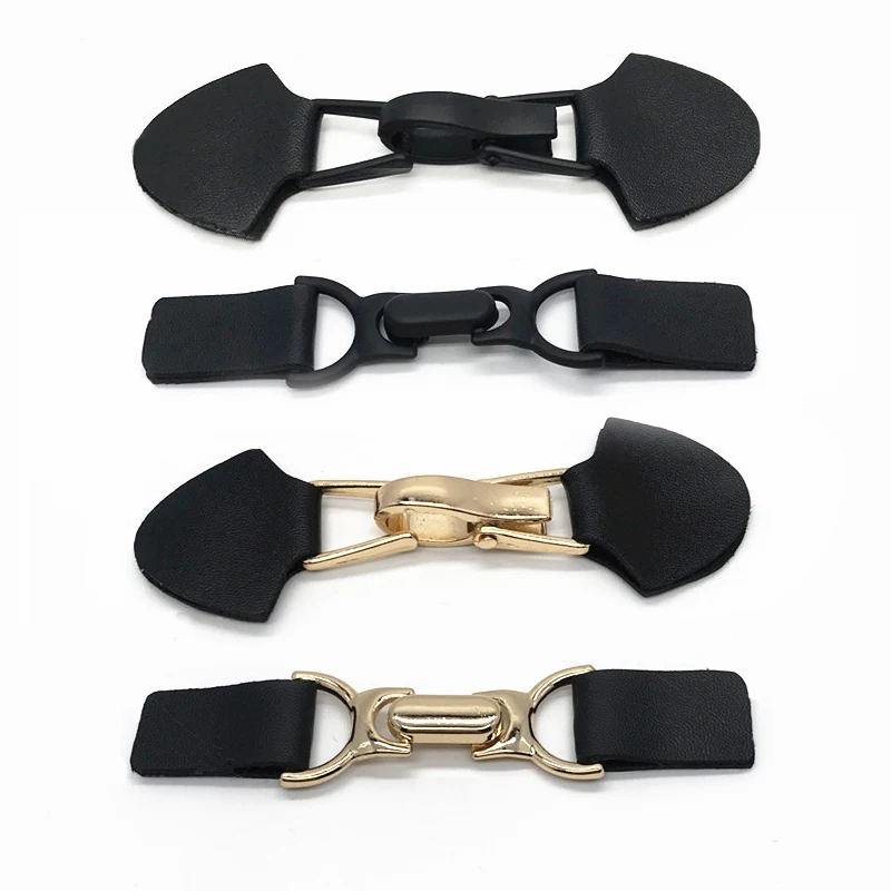 2 Pcs/lot Pu Leather Strap Buckle Metal Toggle Buttons For Overcoat ...