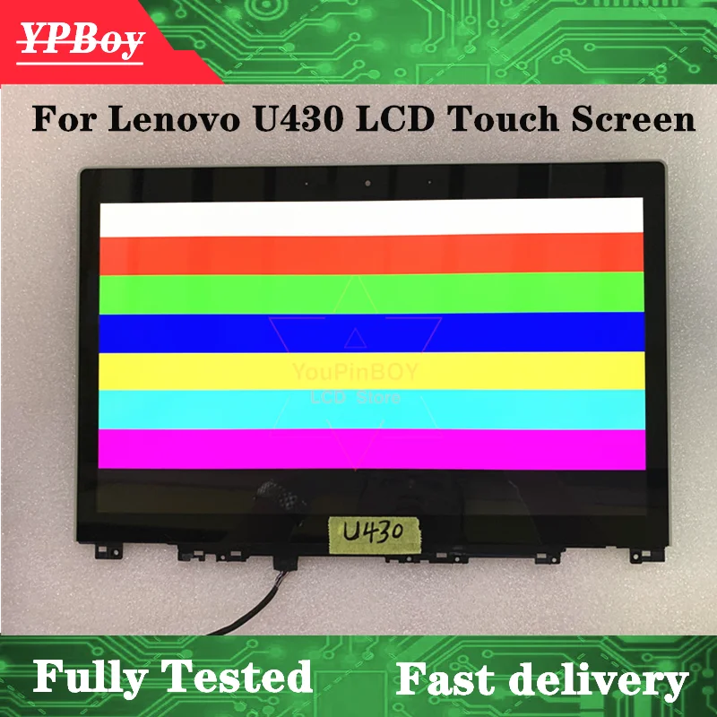 14" For Lenovo Ideapad U430 U430p Lcd Display Touch Screen Digitizer ...