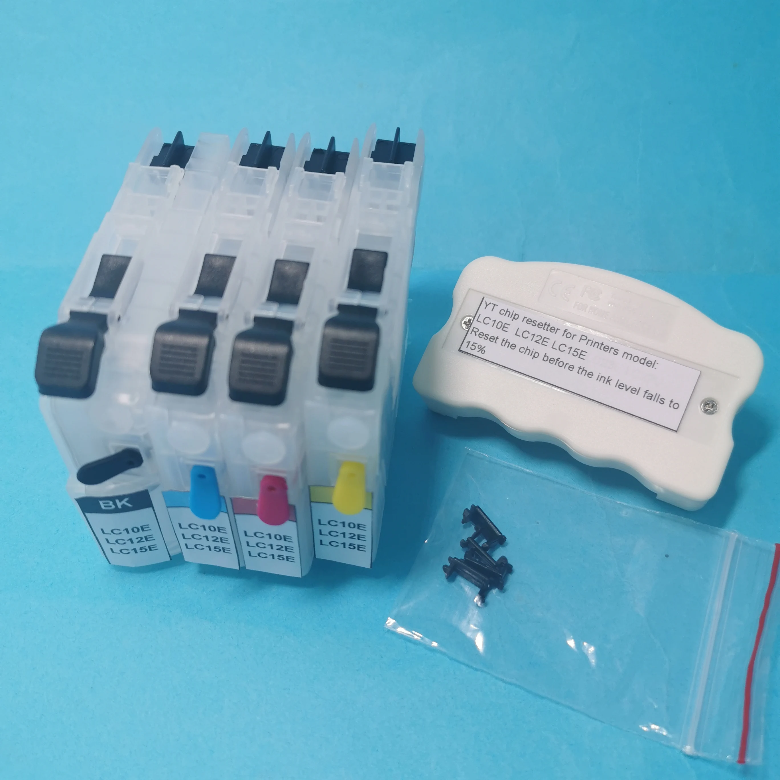 Chip resetter for Brother LC12E LC10E LC15E with Empty ink cartridge ...