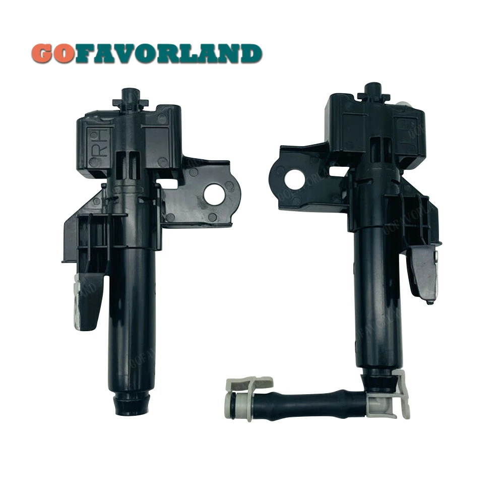 Pair Front Left Right Headlight Washer Pump Spray Actuator Plastic ...