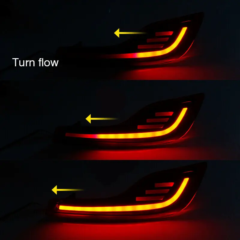 DRL LED car, tail light bumper, intermittent brake light Honda CRV CR-V ...