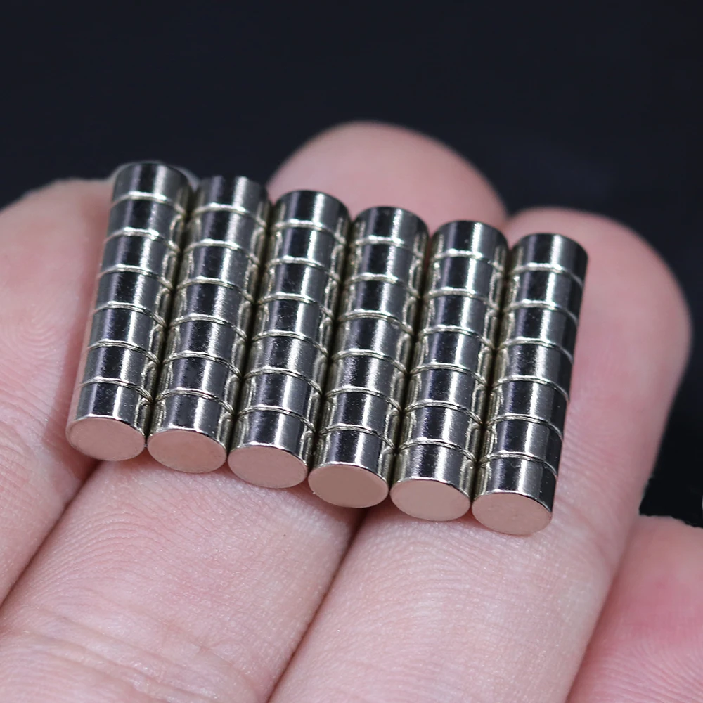 1000 pièces - Aimant Néodyme 5mm x 3mm N35 NdFeB Rond Super Puissant ...