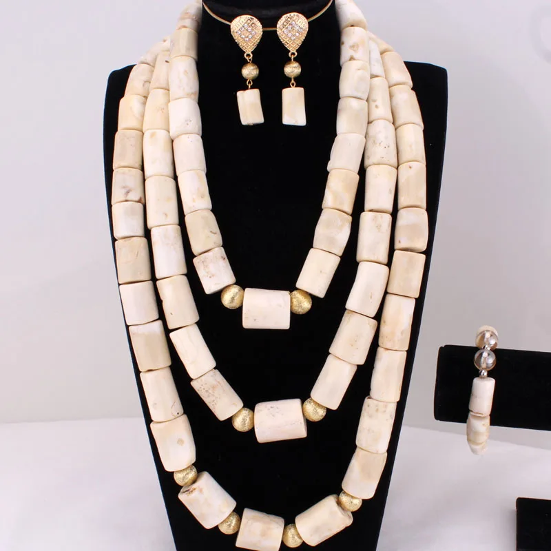 Dudo White African Coral Beads For Wedding Genuine Coral Beads Nigerian ...