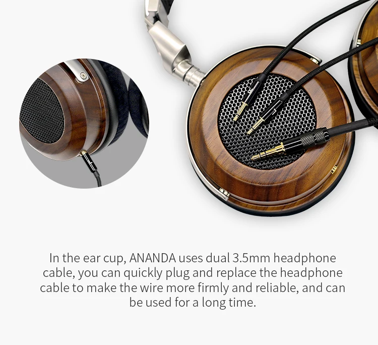 URBANFUN HiFi наушники 50 мм Бериллиевая диафрагма головная повязка ...