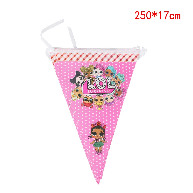 Birthday Party Original LOL dolls surprise DIY pink theme cake topper ...