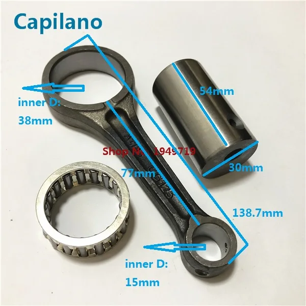 motorcycle CG125 crankshaft crank rod /connecting rod / conrod for ...