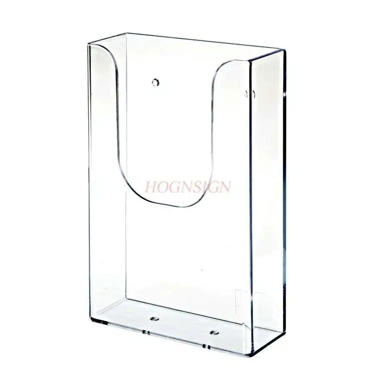 Wall-mounted-A6-single-sheet-rack-Acrylic-display-rack-Wall-mounted-tri ...