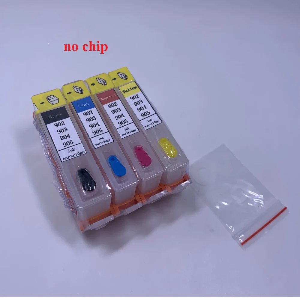 YOTAT No Chip Refillable ink cartridge for HP902 HP903 HP 902 903 904 ...