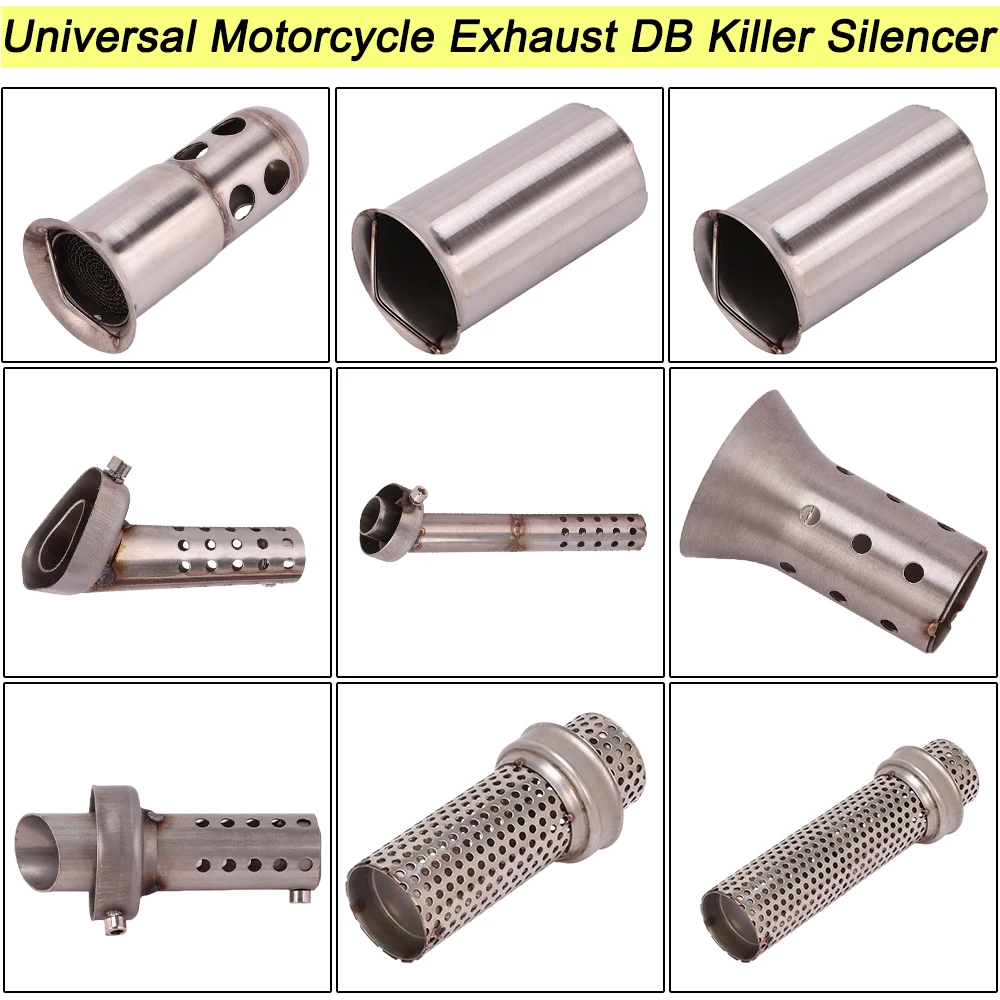 61mm-Motorcycle-Universal-Exhaust-Pipe-Modified-DB-Killer-Reduce-Noise ...