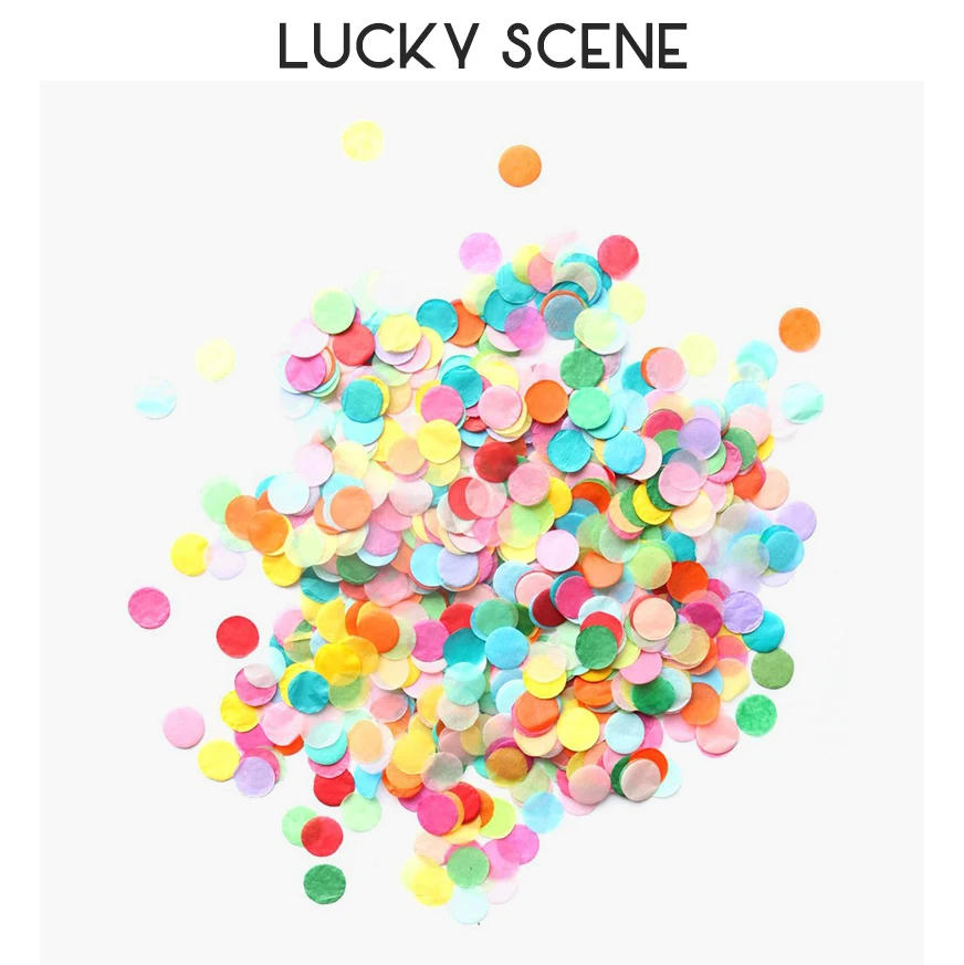 Multicolor Paper Confetti Festivals And Birthday Party Decoration ...