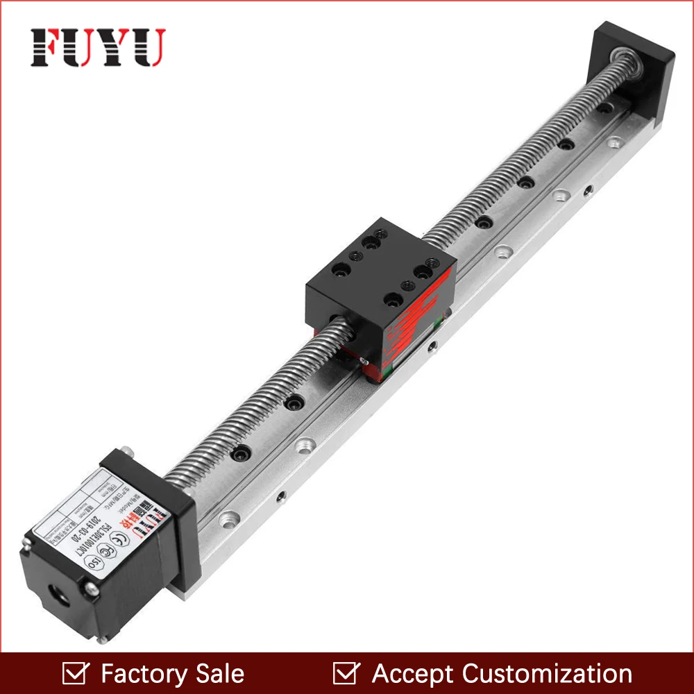 50-300mm-Mini-Linear-Guide-Rail-XYZ-Stage-Ball-Screw-Actuator-Linear ...