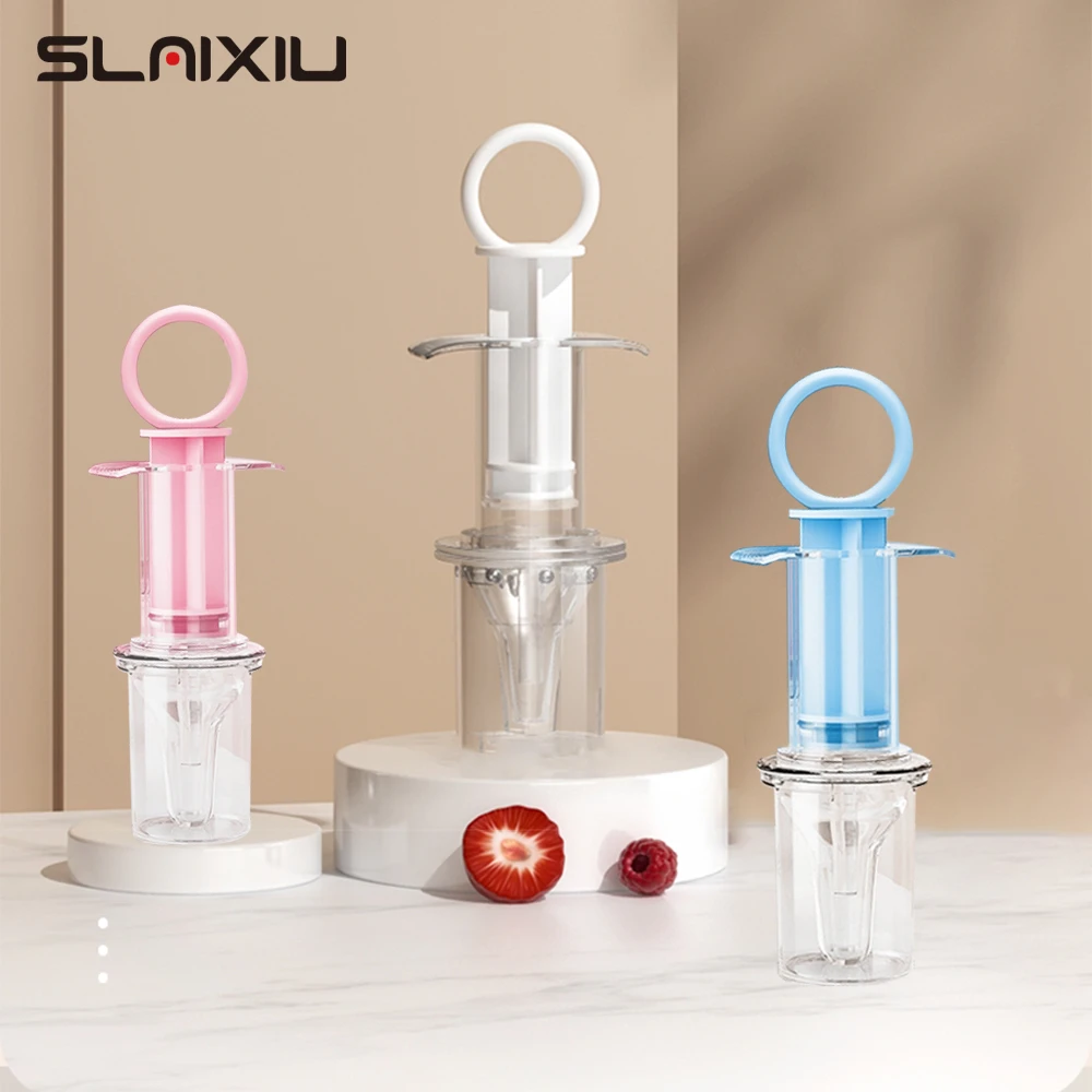 Baby Kids Smart Medicine Dispenser Needle Feeder Squeeze Medicine ...