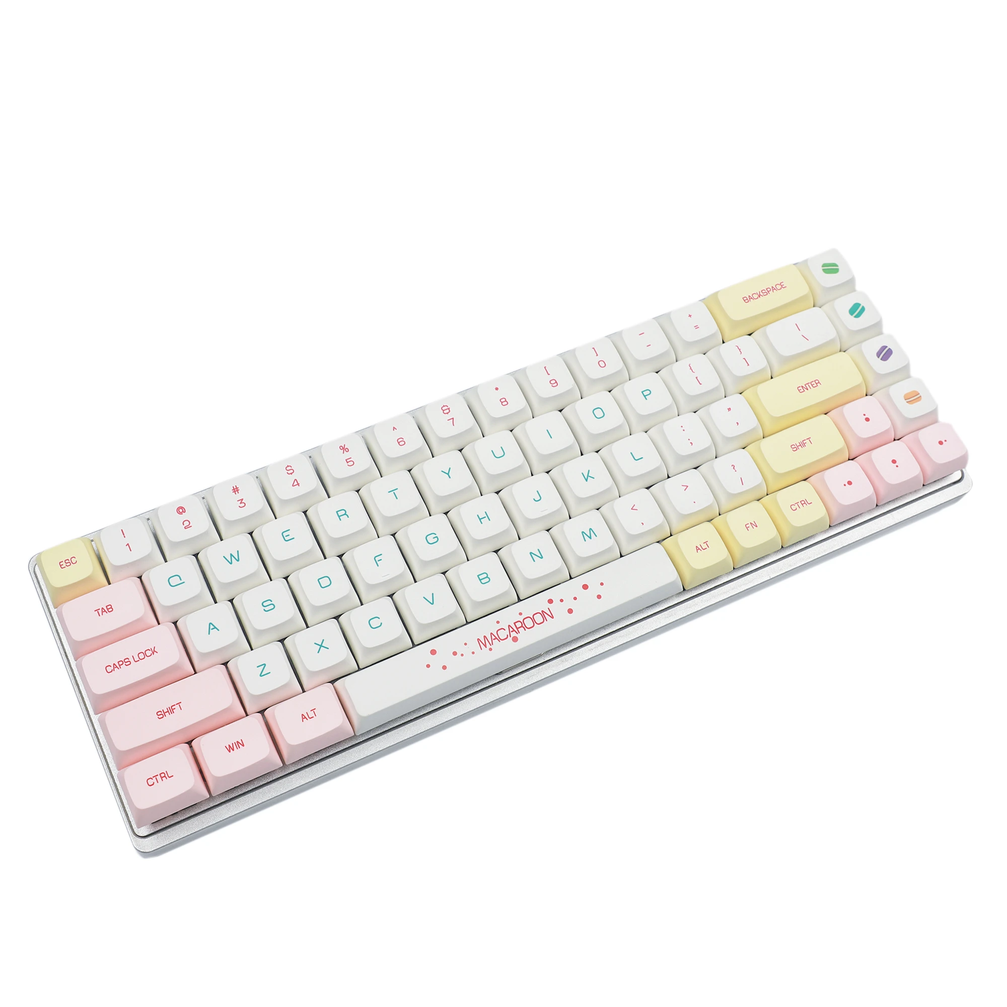 Ymdk 146 Key Macaroon Dye Sub Zda Ball Shape Pbt Keycap Similar To Xda ...
