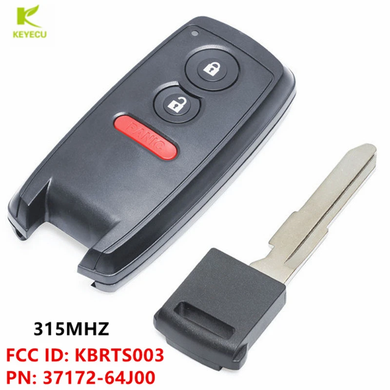 Kbrts003 Replacement Key Fob 2-Pack Keyless Entry Remote Fob For Suzuki ...
