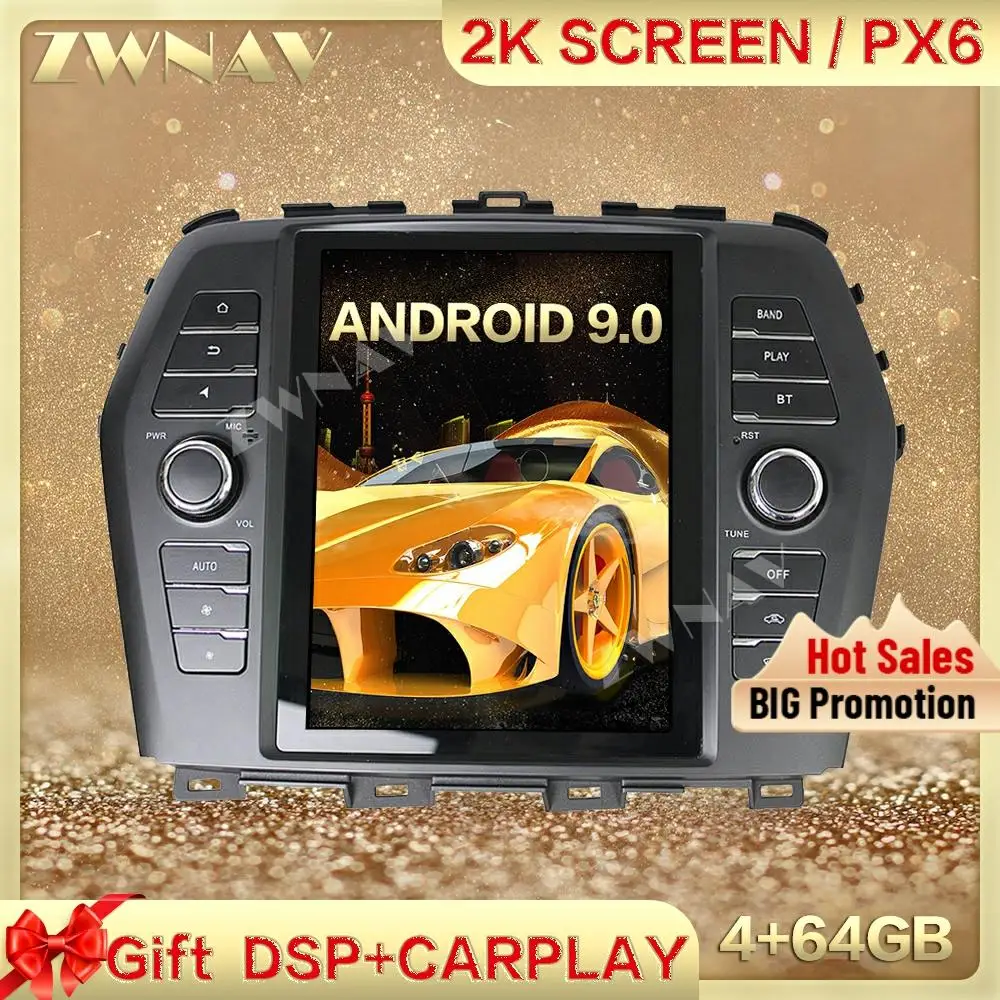 PX6-DSP-Carplay-Tesa-screen-4-64GB-Android-13-Car-Multimedia-Player-For ...