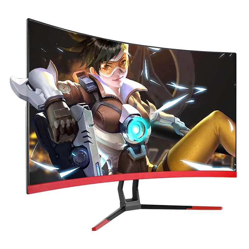 24 Inch Curved Screen Pc Monitor Narrow Border Led Smart Computer ...