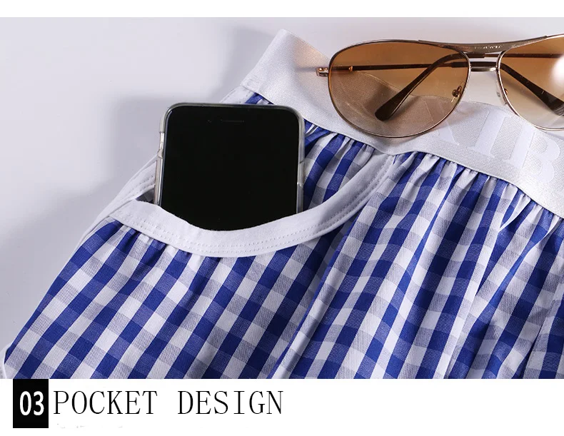 Soutong Men Underwear Cotton Plaid boxershorts men Bokserki Meskie ...