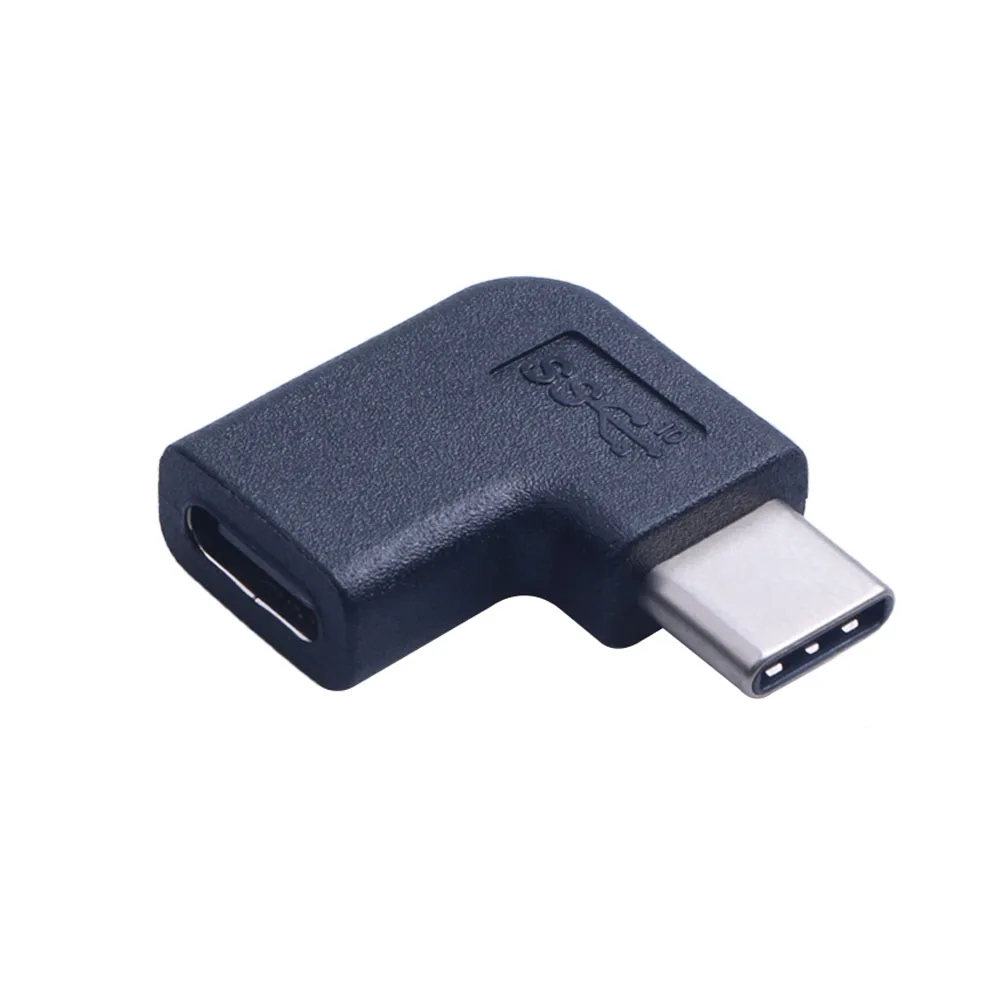 90-Degree-Right-Angle-USB-Adapter-USB-3-1-Type-C-Male-To-Female-USBC ...