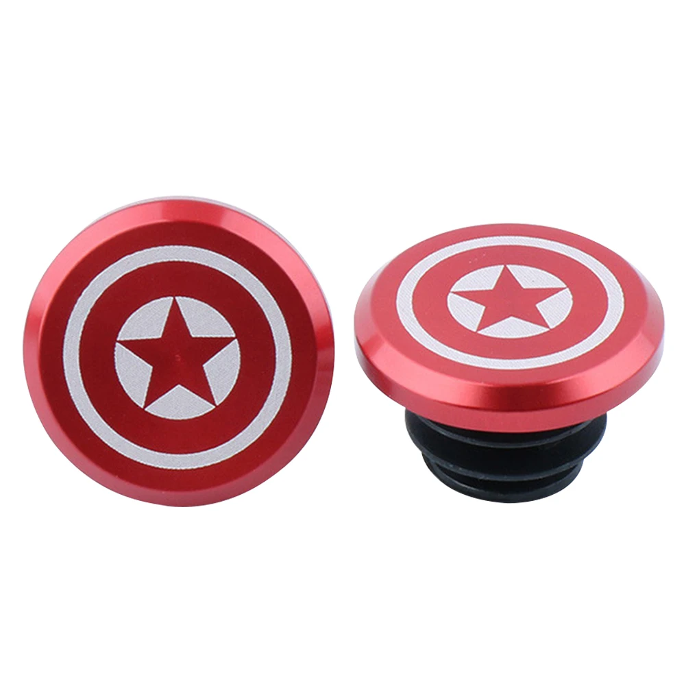 GUIDON,Black Astral--Embouts de guidon en alliage'aluminium, 2 pièces ...