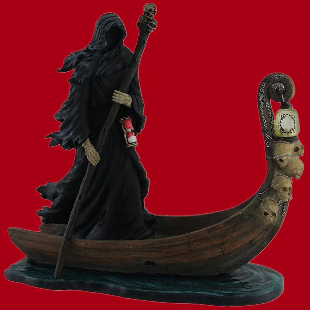 Statue Veronese en résine Charon - Figurine de Ferryman - Décoration ...