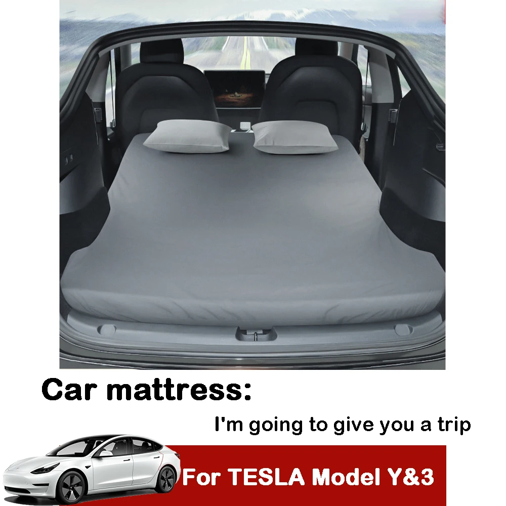 For-Tesla-ModelY-3-Car-Mattress-Camping-Rear-Sleeping-Trunk-Mat-Car ...