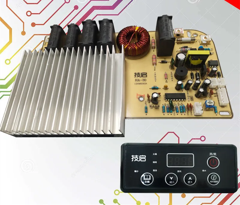 3500W-induction-cooker-universal-board-circuit-board-repair-board ...
