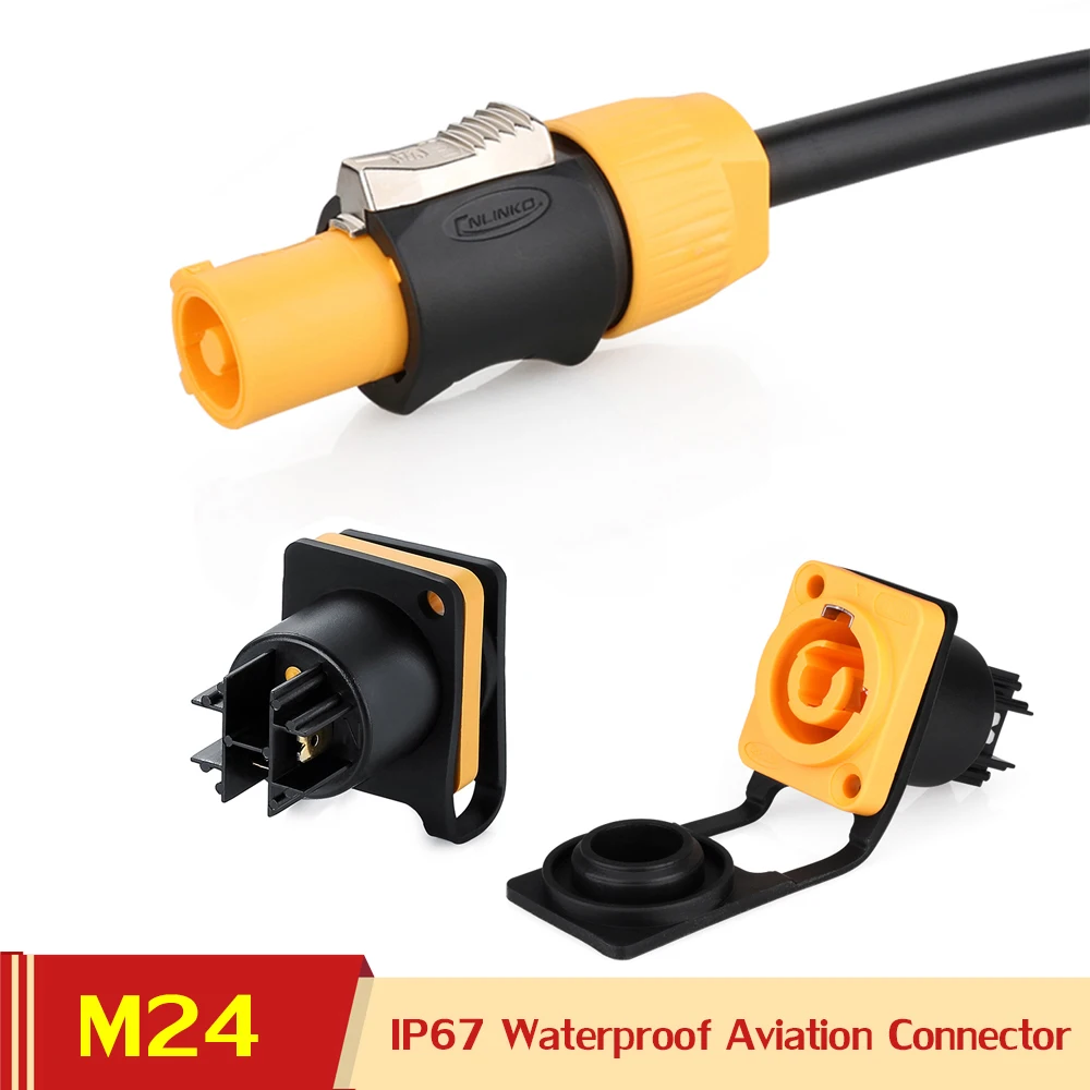 Automotive Electrical M24 3 Pin 1/4 Mount Connector Cable - AliExpress