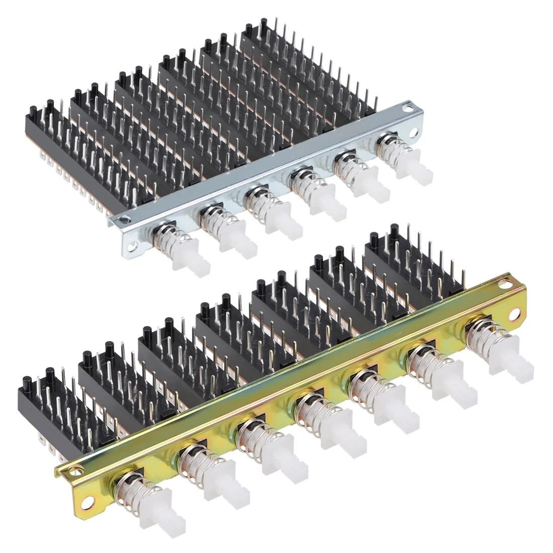 Interlock/latching Push Button Switch Piano Type 6/12/18/24pin 1-8 Row ...