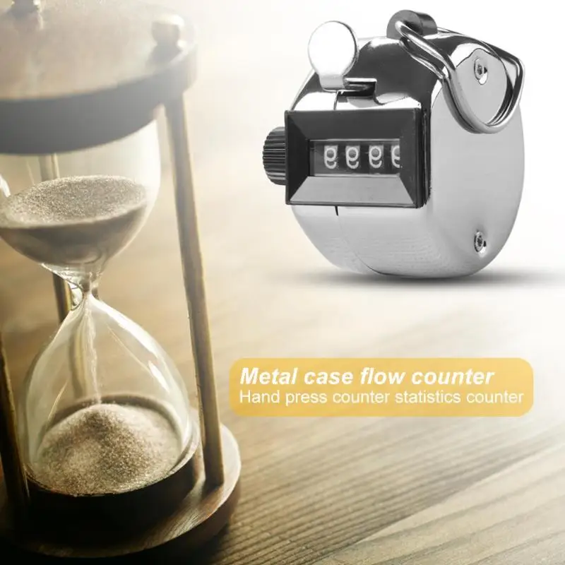 4 Digit Mechanical Counter 0000 to 9999 4 Digit Number Manual ...