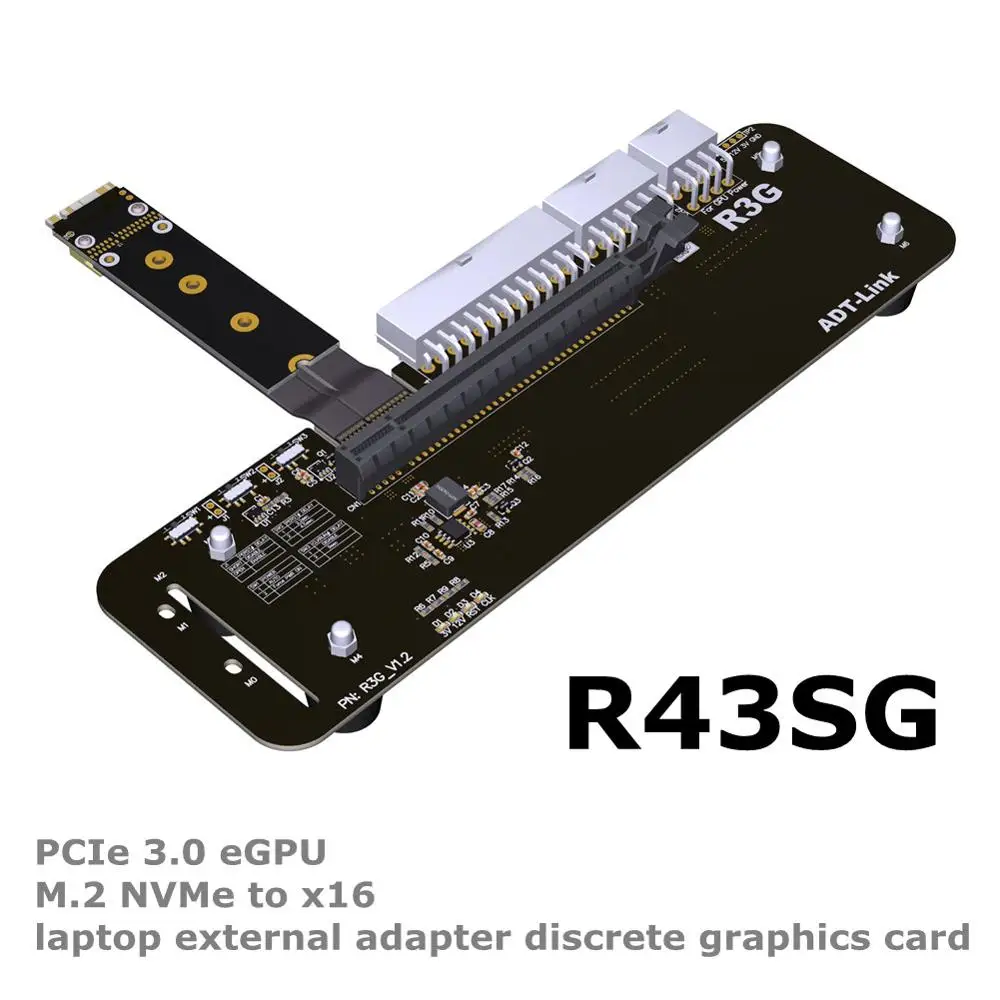 R43sg Placa Gráfica Do Portátil Externo Para M.2 Nvme Pcie3.0 X4 ...