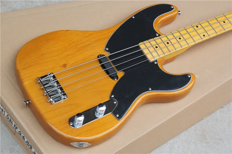 TL Bass 4 string electric bass alder body transparent yellow|Guitar ...