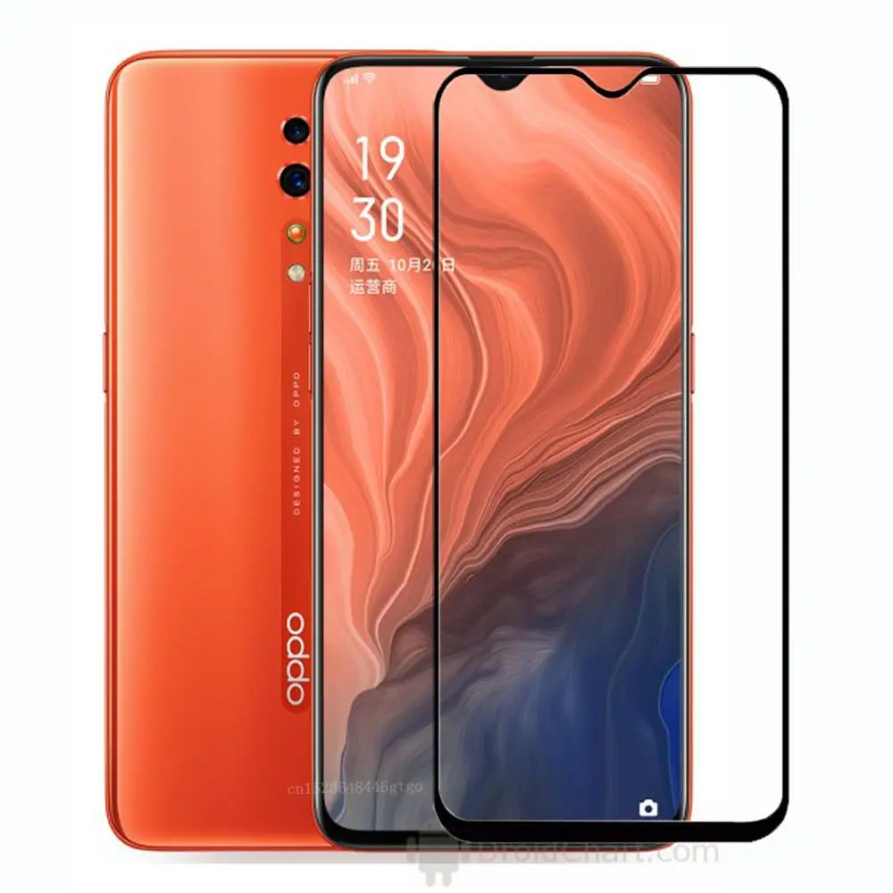 Cubierta completa de vidrio templado para OPPO Reno Z, protector de ...