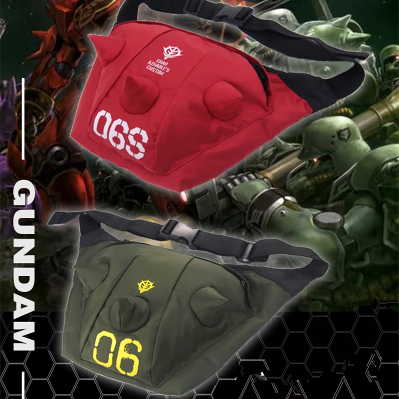 Anime Gundam Char Aznable Zaku Shoulder Bag Canvas Messenger Bags ...