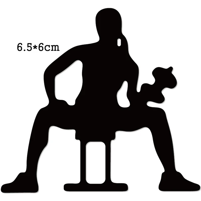 Metal Cutting Dies Running body exercise 2020 Crafts Stencil For DIY ...