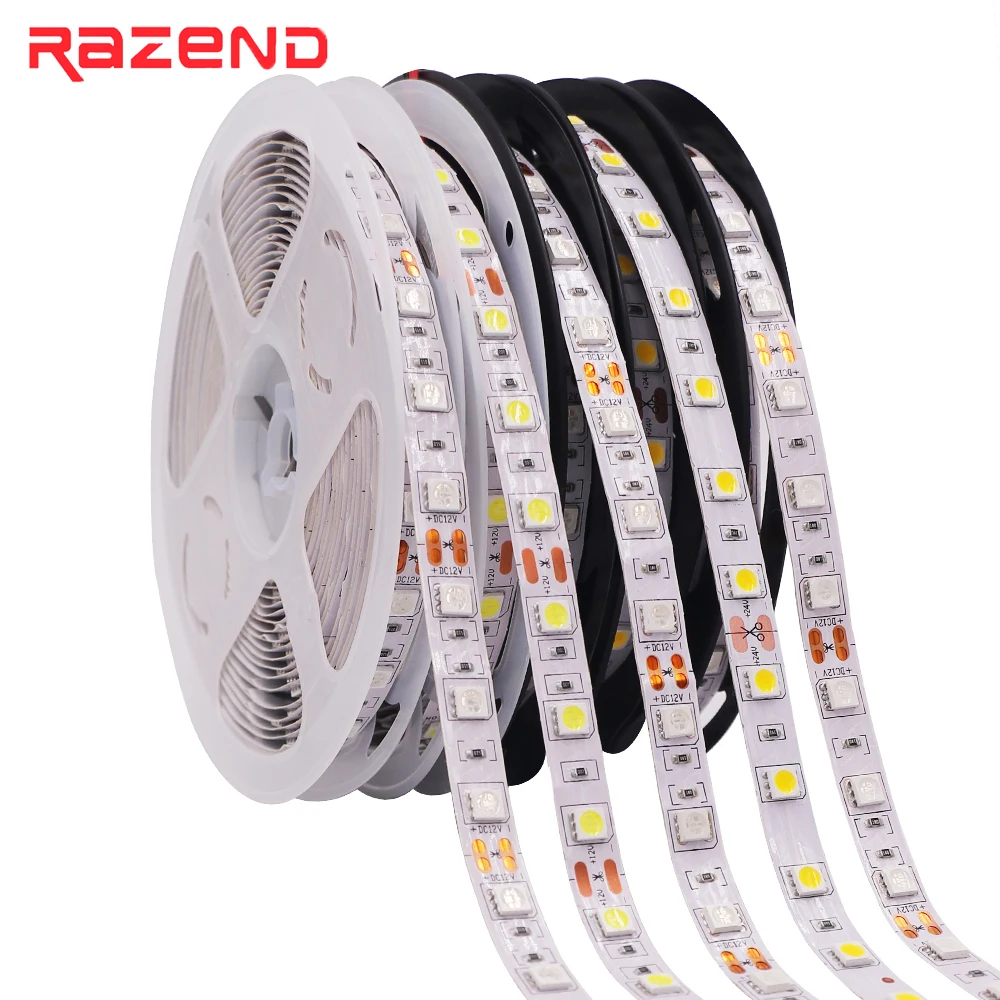 LED Strip RGB CCT RGBCCT RGB Warm Light White 5050 12V 24V Waterproof ...