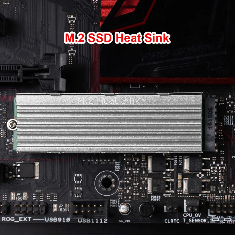 M.2 Screw M2 SSD Heatsink, M.2 Cooler For 2280, Aluminium Heatsink, PC ...