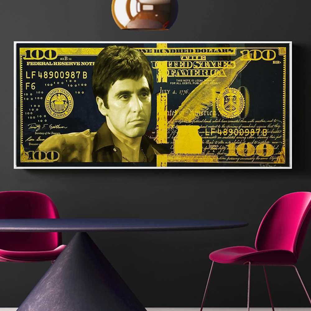 Scarface Canvas Yellow