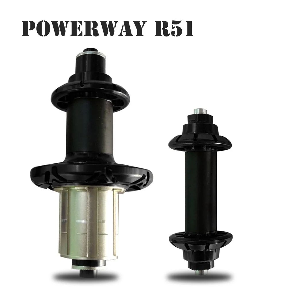Ultra light Taiwan Aluminium black POWERWAY R51 hub for Carbon Road ...