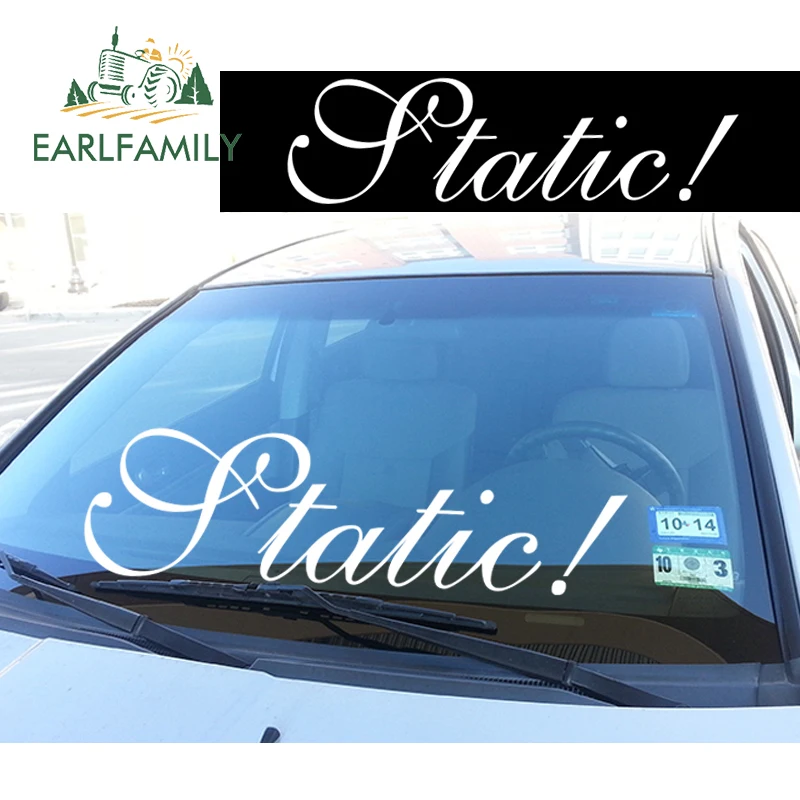 Earlfamily 71cm X 19.6cm Static Windshield Banner Decal Vinyl Front ...