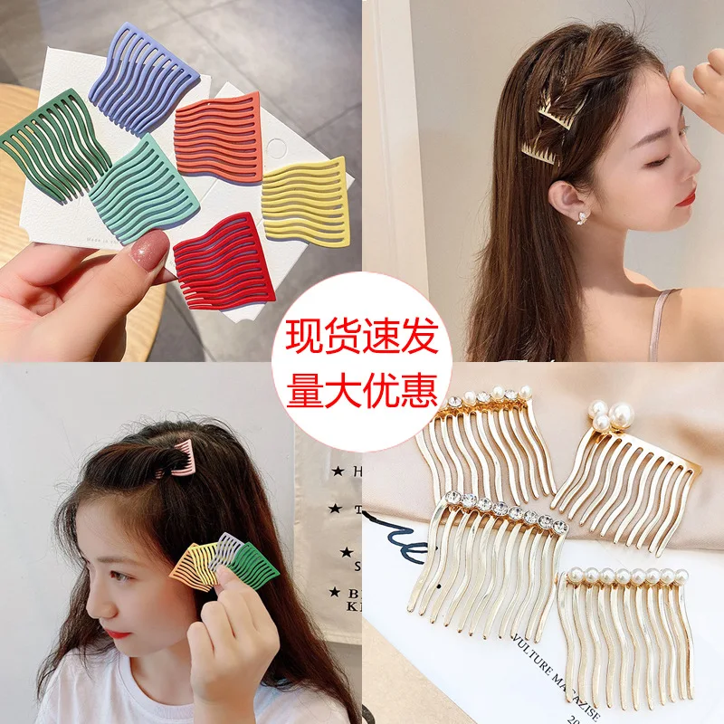 Temperament Comb Hair Clip Metal Long Hair Pin For Fashion Bridal ...