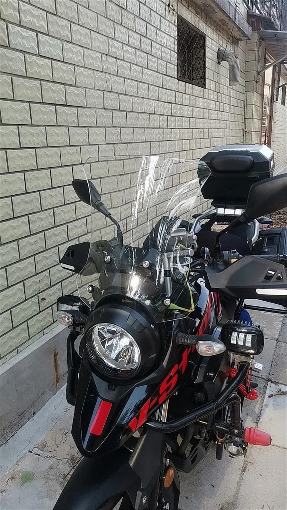 45CM for Suzuki DL250 Vstrom DL 250 Motorbike Front Glass Windshield ...